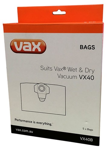 Vax VX40 Vacuum Cleaner Bags (VX40B) | eBay Australia