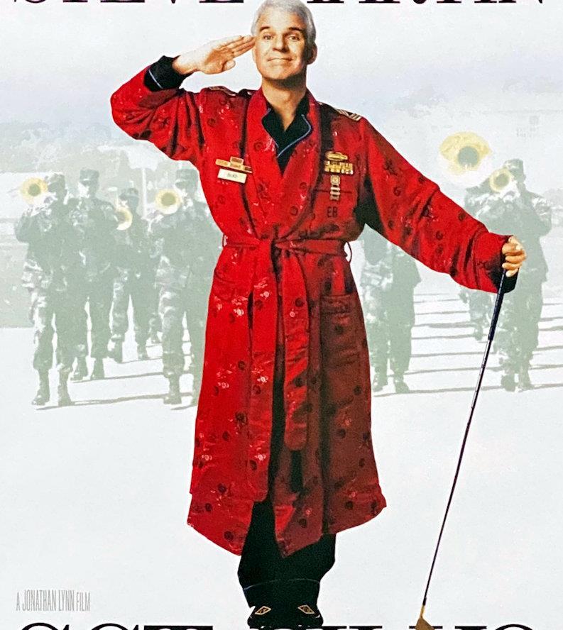 R701 SGT. BILKO 1sh '96 great image of Steve Martin in robe w/golf club ...