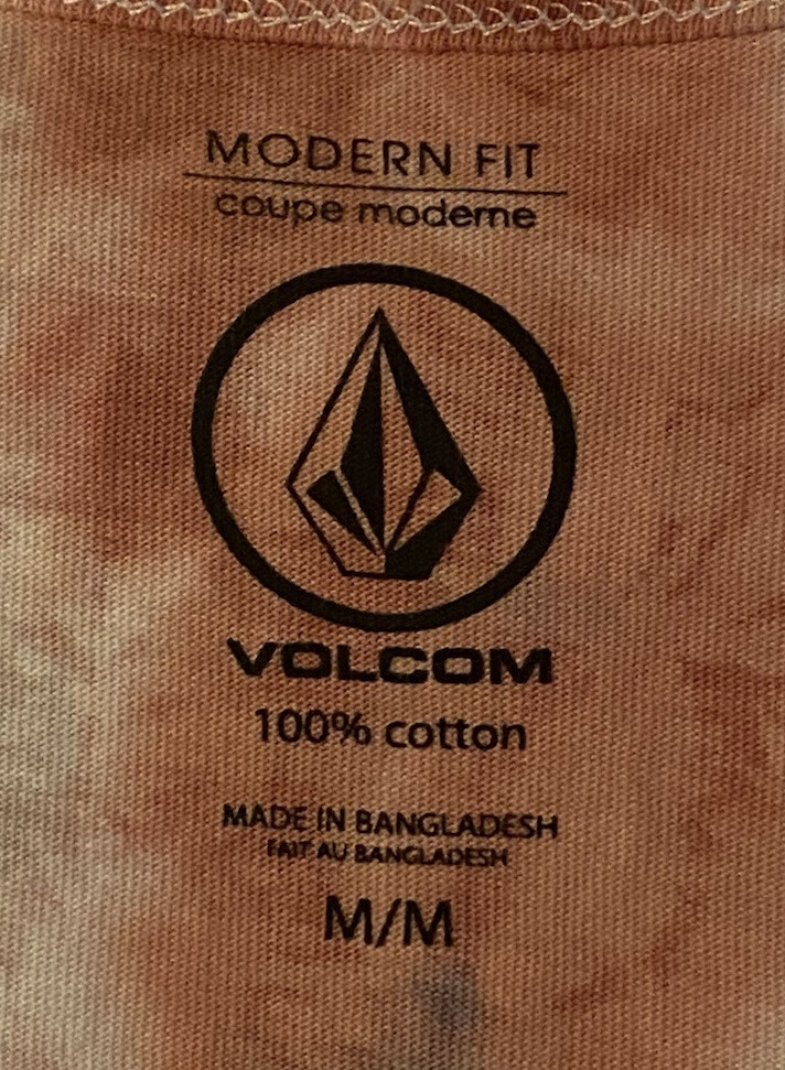 VOLCOM Tie Dye Front Logo Tank Top, Men's Size Large | eBay