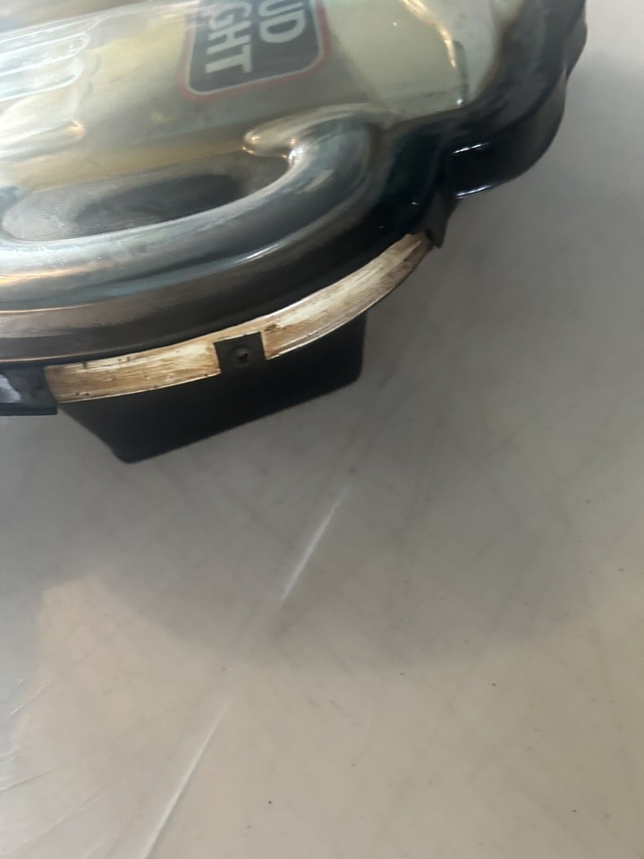 RARE LIGHTED BUD LIGHT ON TAP SIGN HARD PLASTIC VINTAGE 1987 WORKING ...