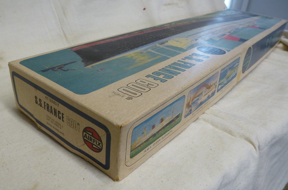 Airfix Very Rare SS France Vintage 1970`s Unassembled Kit | eBay UK