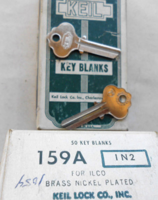 (1) RARE! ORIGINAL KEIL KEY BLANK 60-70 YEARS OLD NOS | eBay