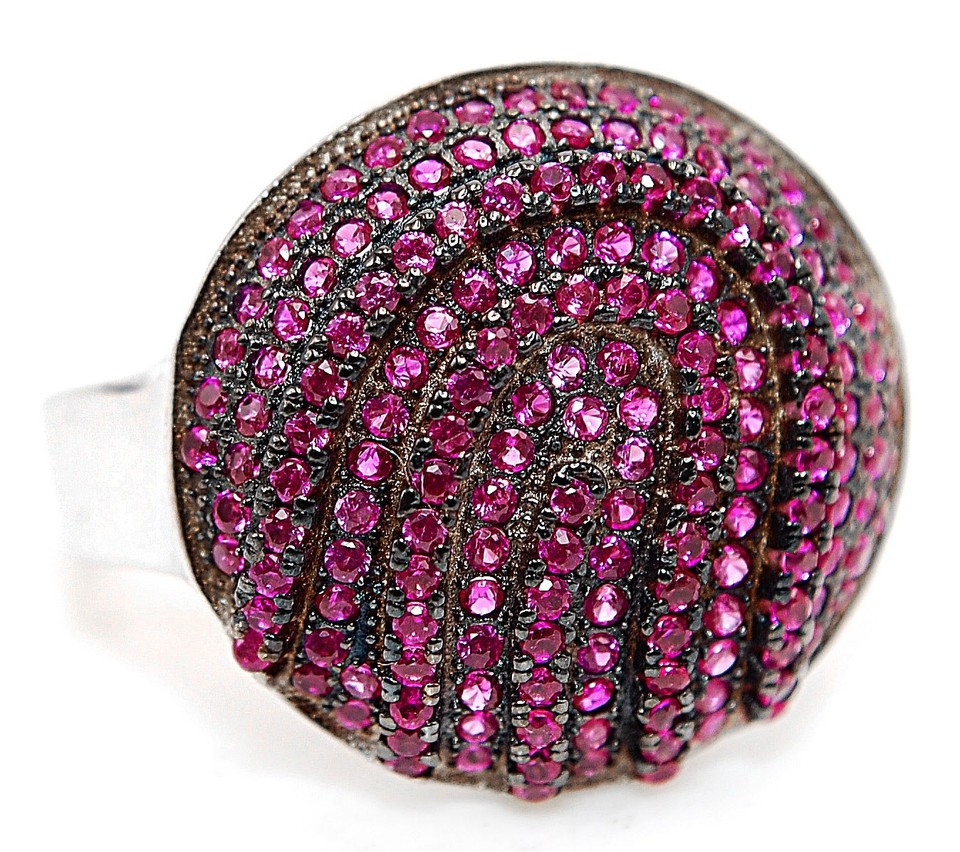 2CT Treated Ruby 925 Soild Sterling Silver Ring Jewelry Sz 6 MM3-1 | eBay