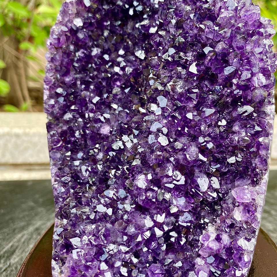 4.65LB Restoration of Natural Amethyst Cave Quartz Cluster Crystal ...