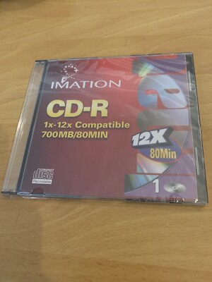 Imation CD-R 700MB/80min 12X Speed Unopened BRAND NEW | eBay
