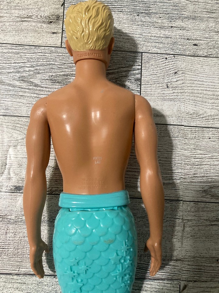 Mattel Barbie Dreamtopia Mermaid Merman Ken Doll Ken Barbie Doll 2018 ...