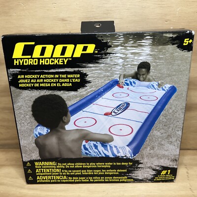 Hydro Hockey Coop Inflatable Water Floating Table Hockey Set, Pool Toy ...