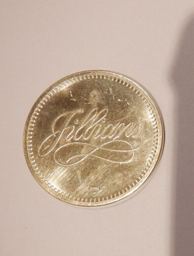 Vintage Jillians Metal Arcade Token Marked RWM on one side | eBay