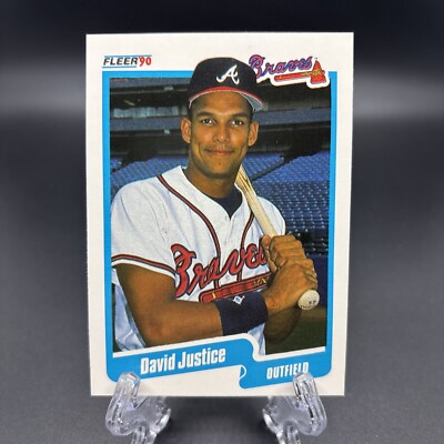 1990 Fleer David Justice Rookie Card R36917 **READ DESCRIPTION** | eBay