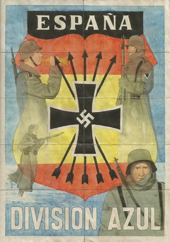 0606 “250 Infanterie-Division AZUL” BLUE DIVISION SPAIN-UNCUT RATION ...