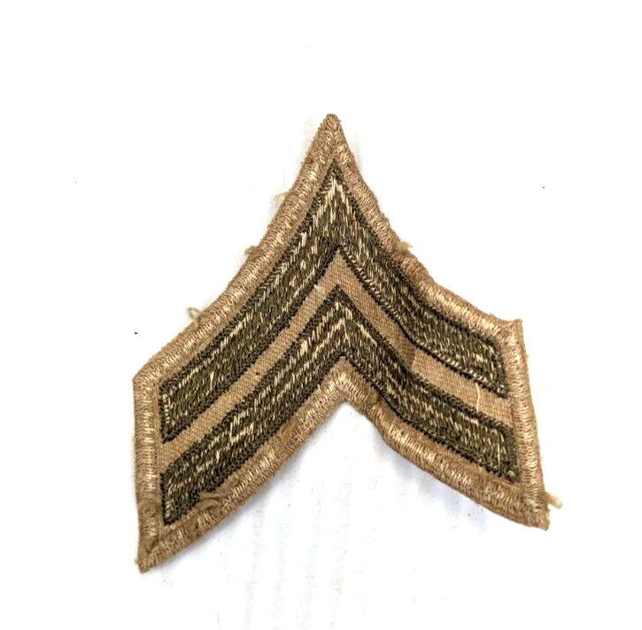Military Patch US Army Corporal Chevron Stripes Green Khaki 3.0" x 3.25 ...