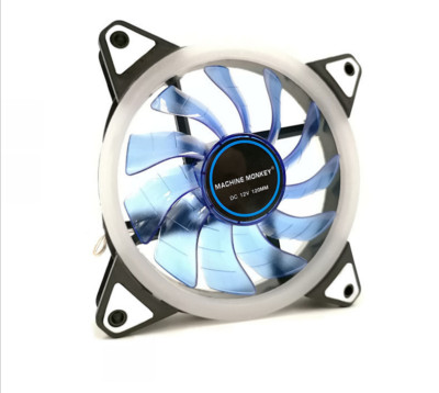 120mm Icy Neon BLUE LED Computer PC Cooler Case CPU Radiator Cooling ...