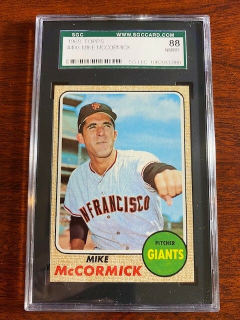 1968 Topps - Yellow Team Name #400 Mike McCormick for sale online | eBay