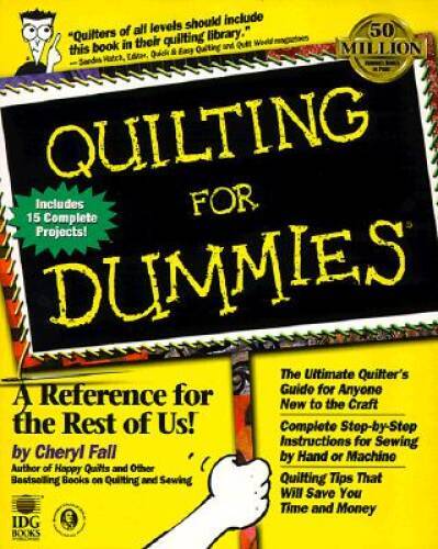 Quilting For Dummies? (For Dummies (Computer/Tech)) - Paperback - VERY ...