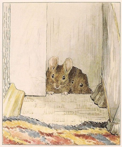 Two Bad Mice – Beatrix Potter – 1904 – Art Print Tom Thumb Hunca Munca ...