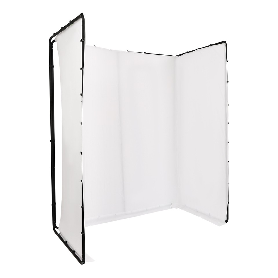 Foldable 4*2.4m White Photography Background Decor Backdrop Stand ...