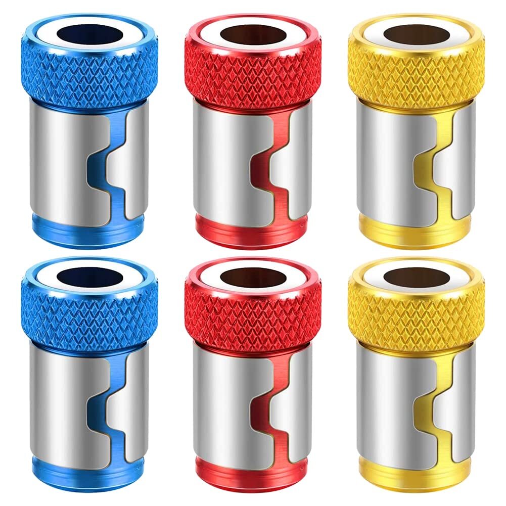 1 Pack Bit Magnetizer Ring Magnetic Screw Holder Rings 1/4 Inch Hex ...