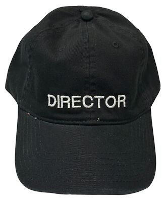 "Director" Hat 2318 - Embroidered Adjustable Leadership & Film Industry ...