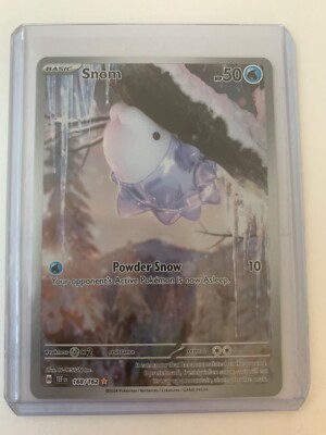 Snom 168/162 Illustrated Rare Alt Art SV Temporal Forces Pokemon ...