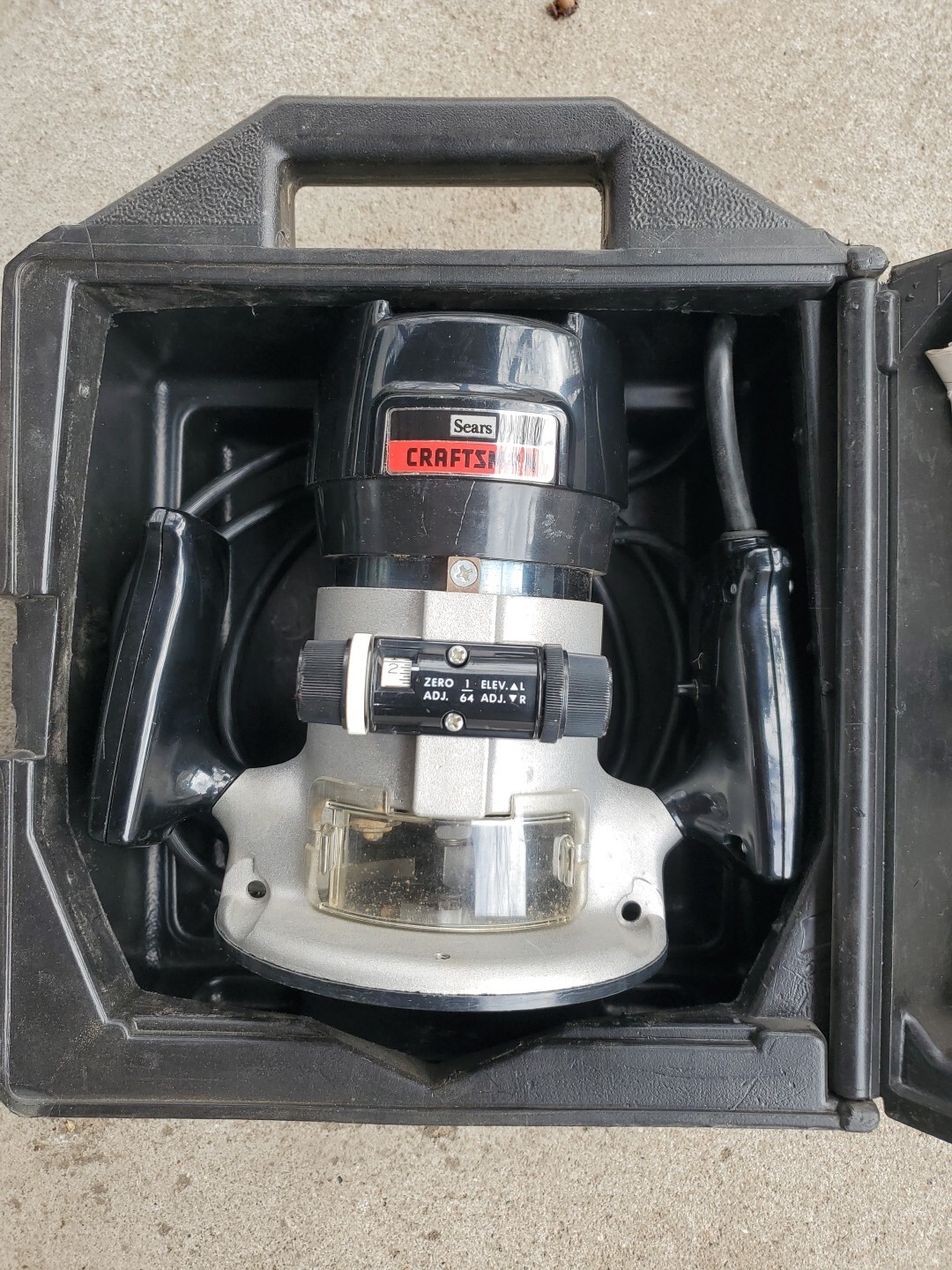 Sears Craftsman Heavy Duty Power Router with Case Model 315.17480 Made ...
