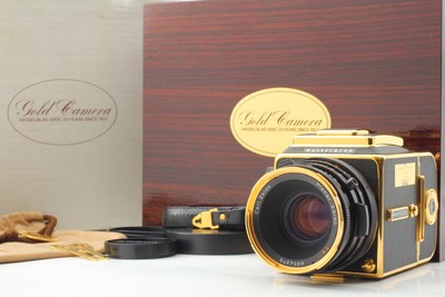 Cla'd [Top MINT] Hasselblad 500CM C/M 30th Gold Film Camera 80mm f2.8 ...
