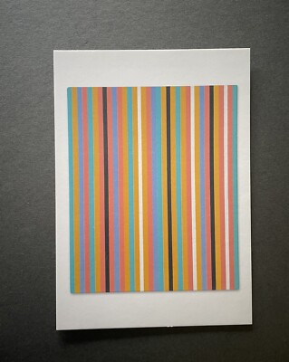 Bridget Riley - Ka V, 1980, Christie’s, London Exhibition Card | eBay