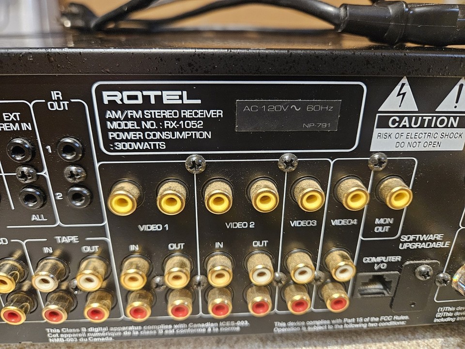 Rotel RX-1050 AM/FM Stereo Receiver-NEAR MINT! | eBay