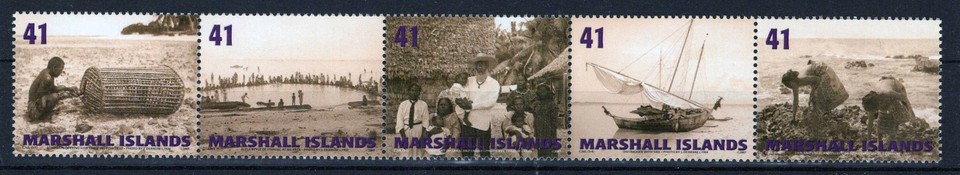 ZAYIX Marshall Islands 901 MNH Marshallese Culture Fishing 092723SL16M ...