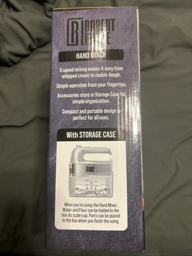 Robert Irvine 5 Speed Electric Hand Mixer, Brand New | eBay