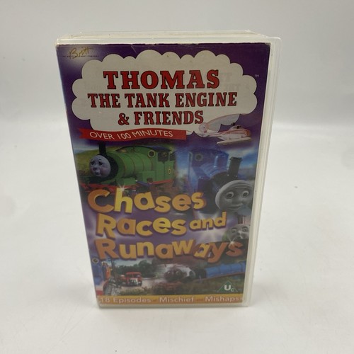 THOMAS THE TANK ENGINE & FRIENDS - VHS VIDEO - CHASES RACES AND ...