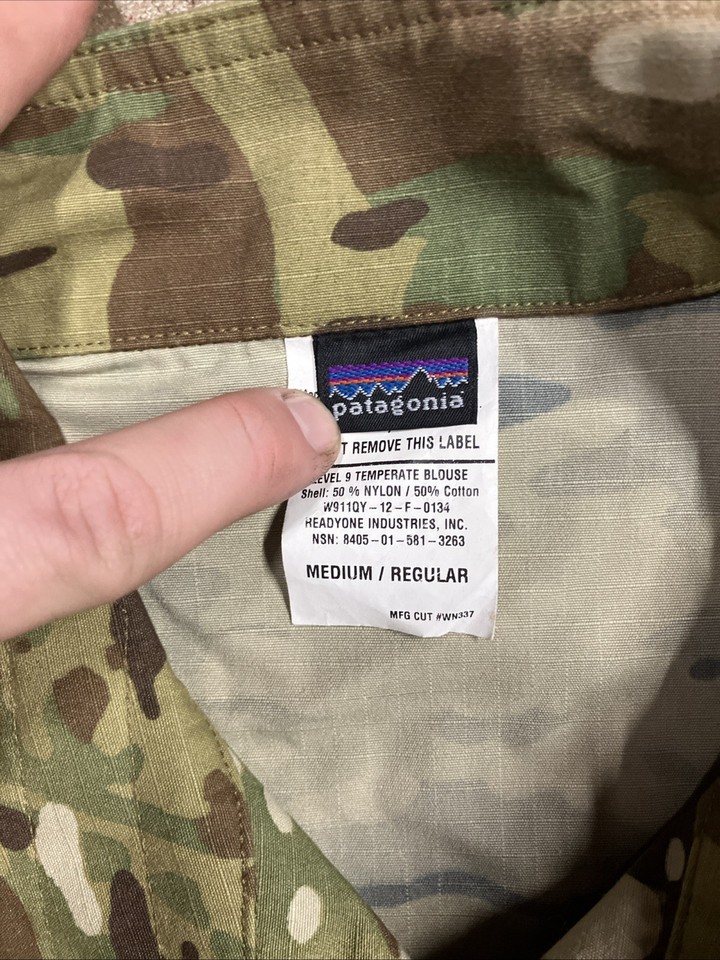 Patagonia L9 Field Shirt Medium Regular Multicam | eBay