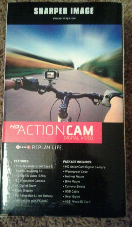 Sharper Image Action Cam HD 720p | eBay