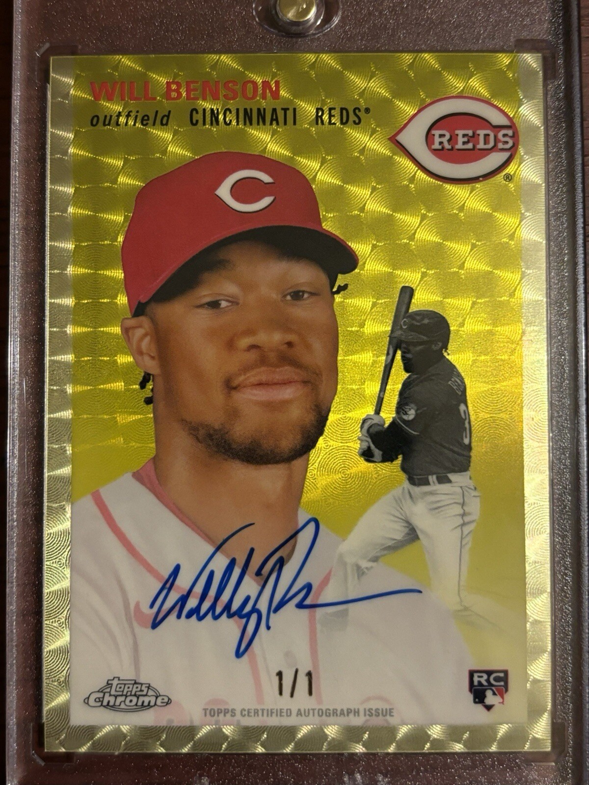 2023 Topps Chrome Platinum Will Benson RC SUPERFRACTOR AUTO 1/1 | eBay