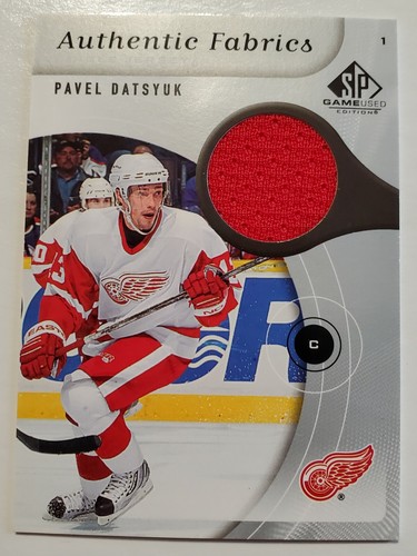 2005-06 Pavel Datsyuk GU Jersey Card Red Wings SP Authentic Fabrics #AF ...