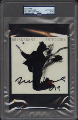 BRYAN ADAMS Anthology Signed Autographed CD Cover + CD - PSA #85299240 ...