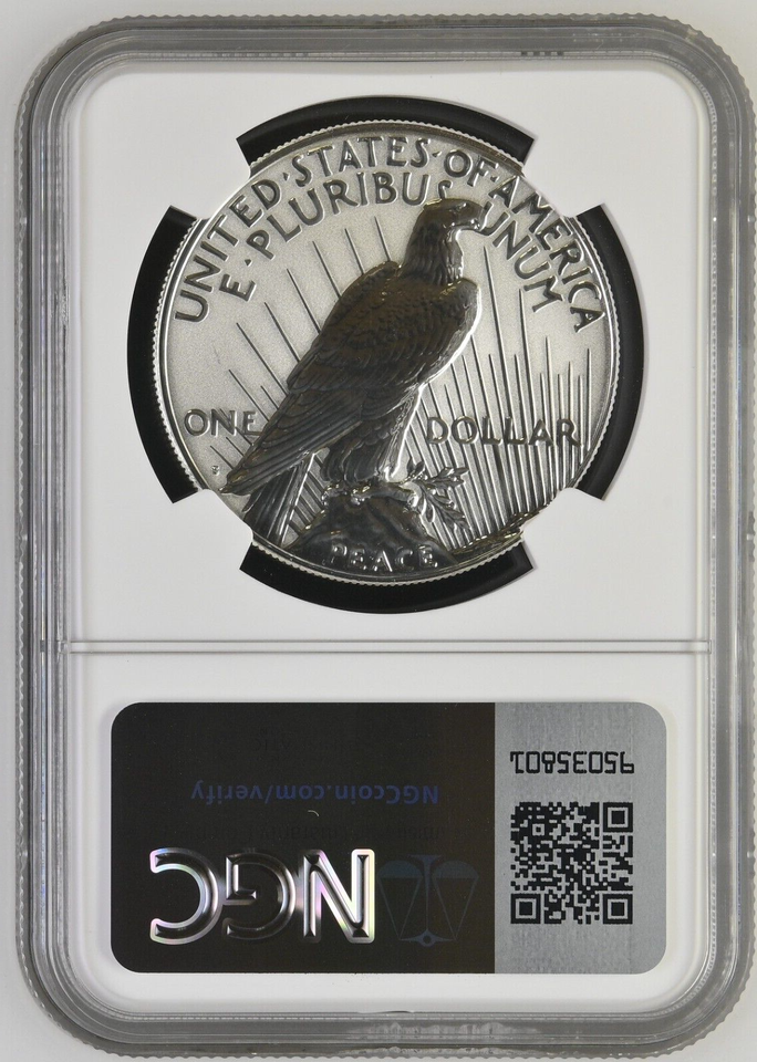 2023 S Peace Silver Dollar $1 Reverse Proof NGC PF70 #2147 | eBay