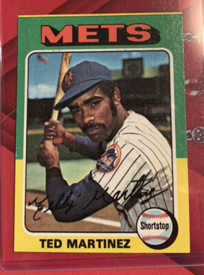 1975 Topps Ted Martinez New York Mets #637 | eBay
