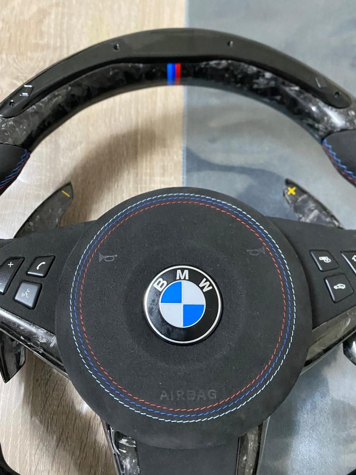CUSTOM BMW E60 M5 E63 E64 M6 LCI Performance Steering Wheel Forged Carbon OEM | eBay