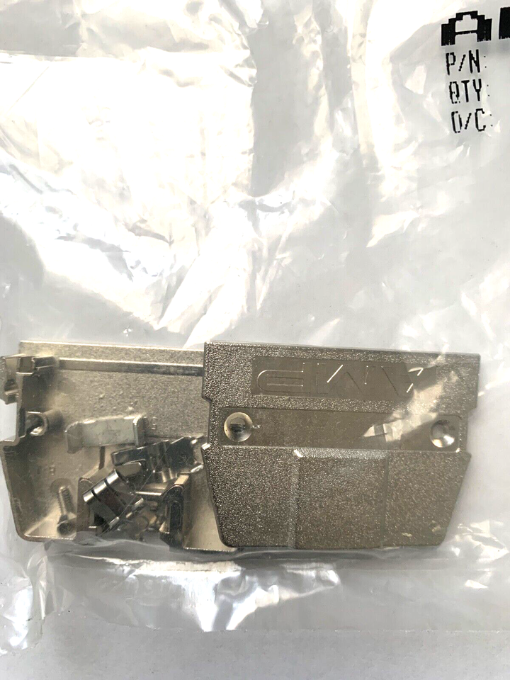 AMP 50 Pin 50SR Metal Backshell Kit, Spring Latches , Part # 749193-2 ...