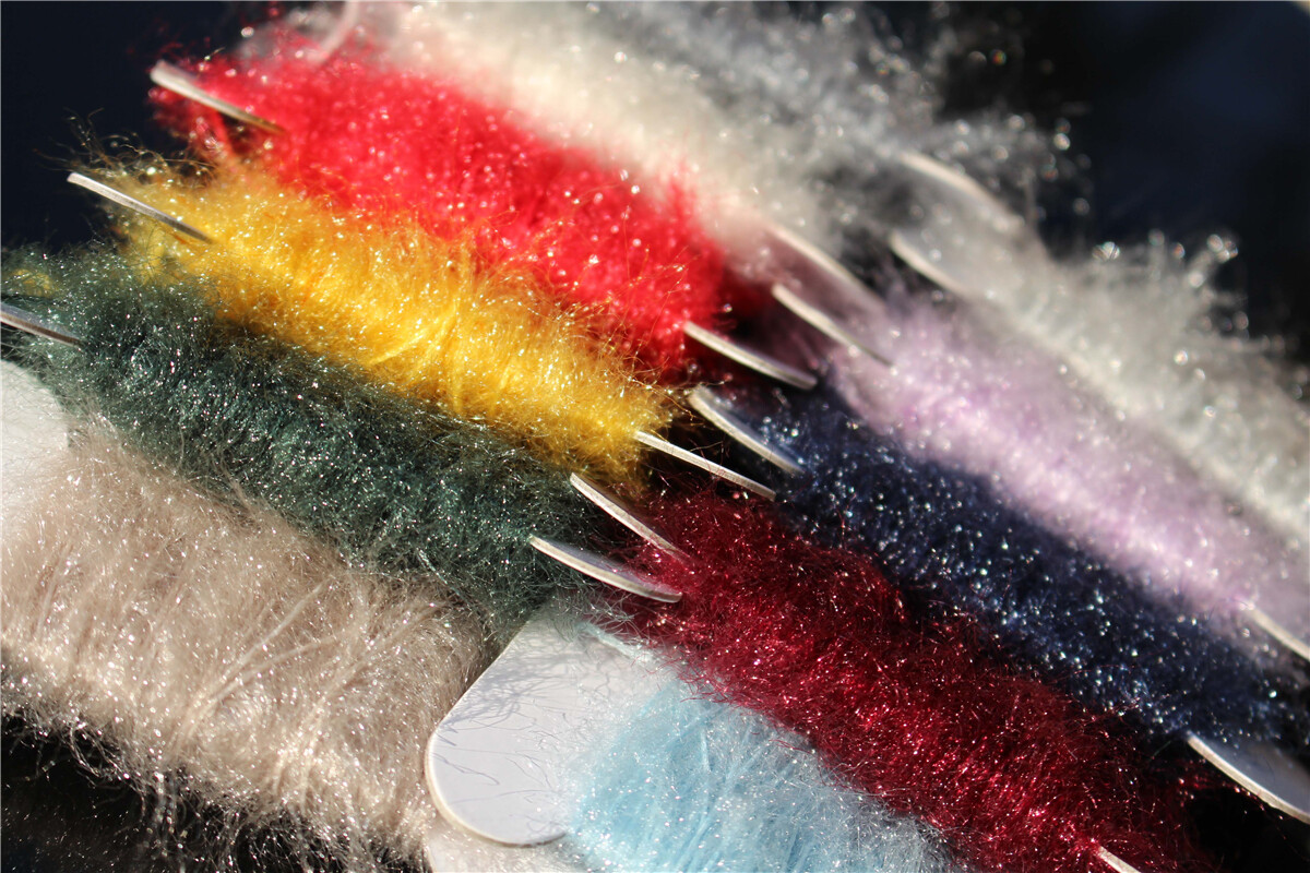17 colors Ice Dubbing Sparkle Yarn Nymph Bugs Scud flies Body Fly Tying ...