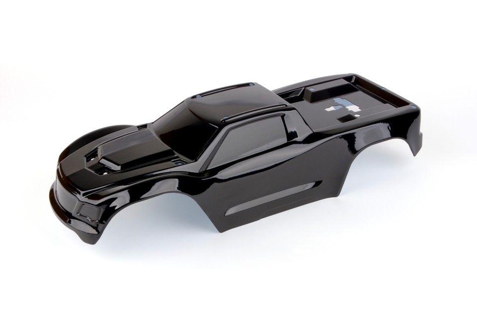 Custom Body Solid Black for V2 WideMaxx Traxxas Maxx 1/10 4WD Truck ...