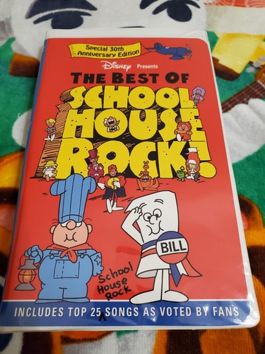 The Best of Schoolhouse Rock VHS Video Special 30th Anniversary Edition ...