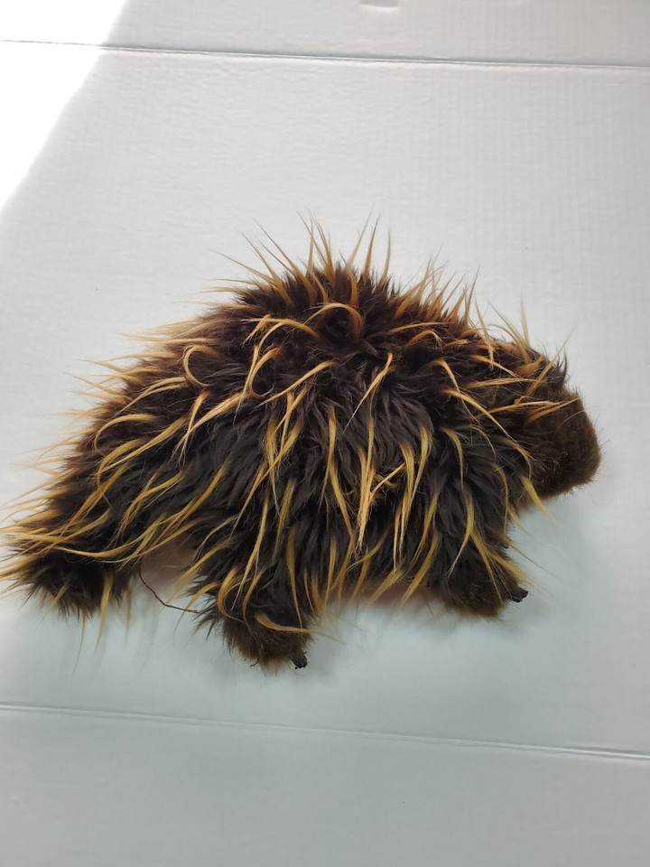 Folkmanis Porcupine Full Hand Puppet Brown Realistic Plush Stuffed ...