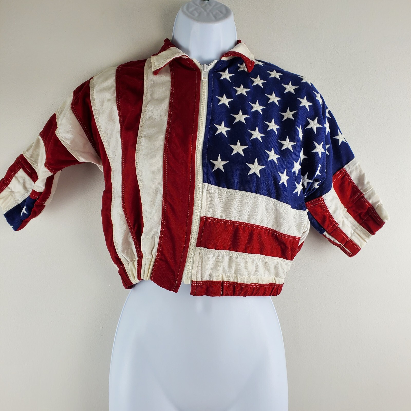 Vintage American Flag Jacket Authentic Flagwear By Li… - Gem