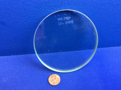 MS-150° DIN 8902 SIGHTGLASS DISC 100mm Dia. X 10mm Thick | eBay