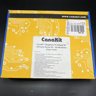 CanaKit Raspberry Pi 3 - Model B+ Ultimate Starter Kit - 16 GB Edition ...