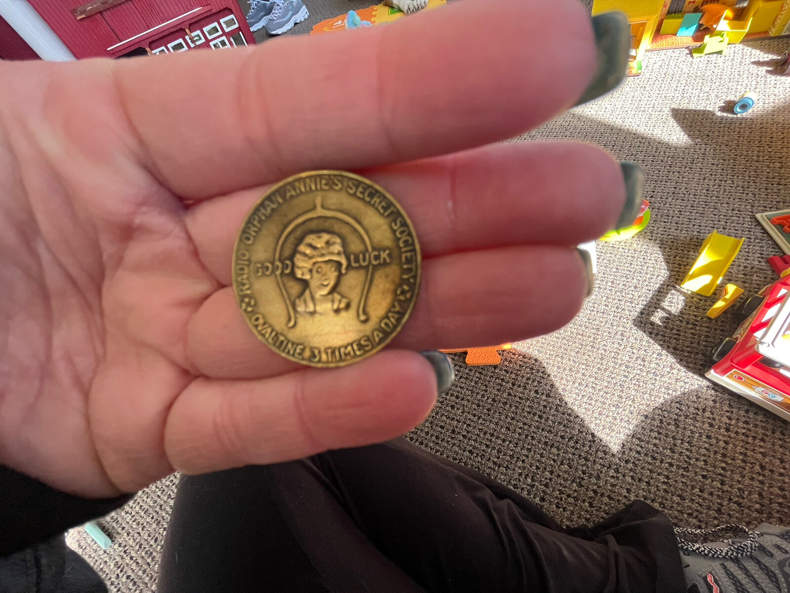 1930’s Radio Little Orphan Annie Good Luck Coin Ovaltine | eBay