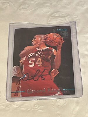 1995 Classic Rookies Auto Edition Gerard King #77 | eBay