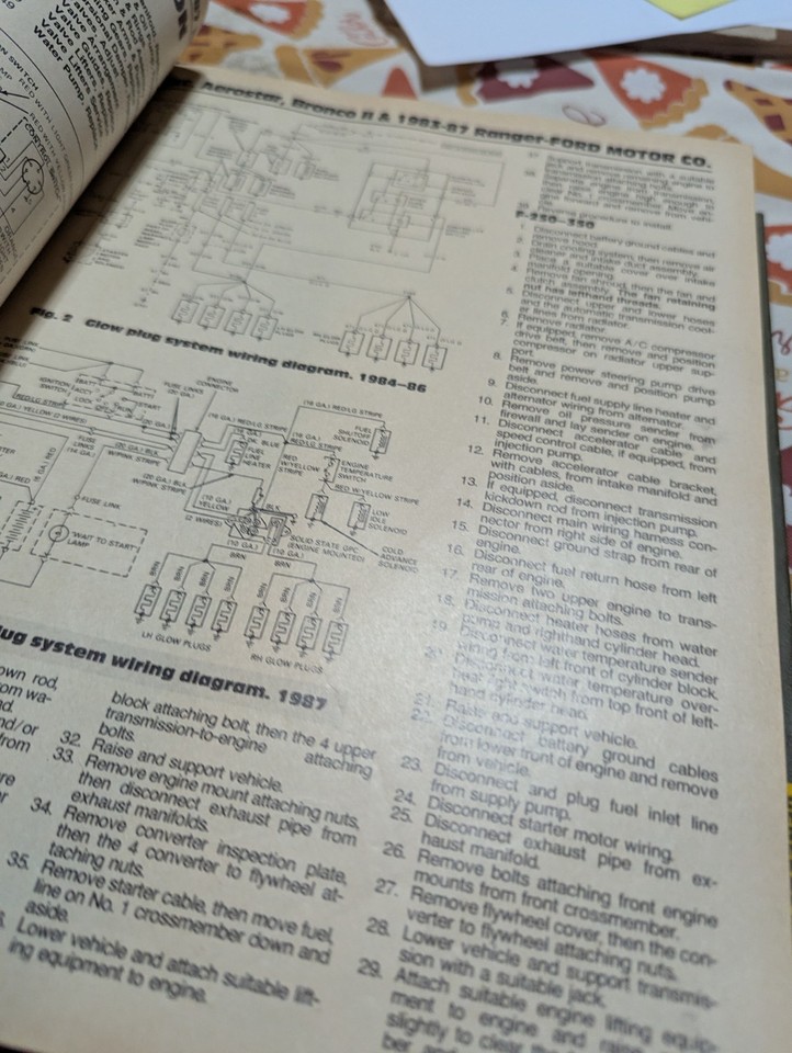 Motor 1980-87 Light Truck & Van Repair Manual Pro Service Trade 4th ...