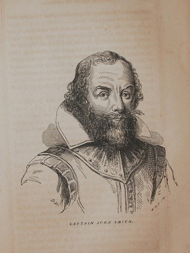 ANTIQUE1857 ENGRAVING of VIRGINIA PIONEER EXPLORER CAPTAIN JOHN SMITH ...